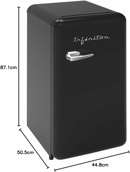 Frigorifico Cooler Infiniton CL-V90L8NEA 87cm Negro Vintage | Factory ...